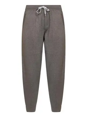 Brunello Cucinelli Military Cashmere Double-knit Sweatpants - Multicolor