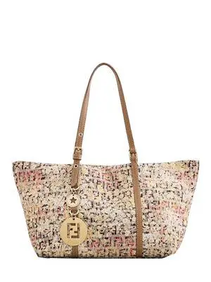 Shopbop Fendi Floral Print Canvas Shopping Tote - Multi
