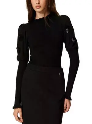 TWINSET Jumper With Sequin Embroidery