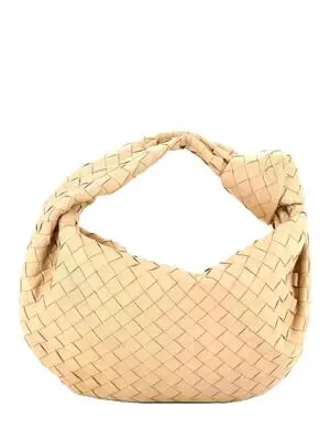 Bottega Veneta Bv Jodie Intrecciato Nappa Teen Hobo Bag Neutrals