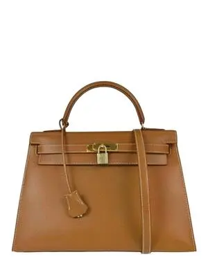 Hermès 1998 Kelly 32 Sellier Tote Bag - Brown