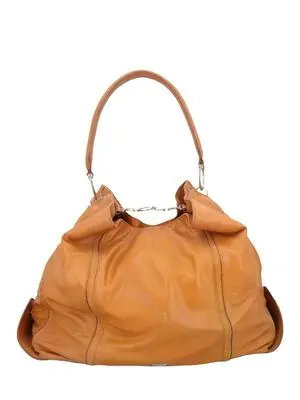 Gianfranco Ferre Slouchy Leather Tote Bag - Brown