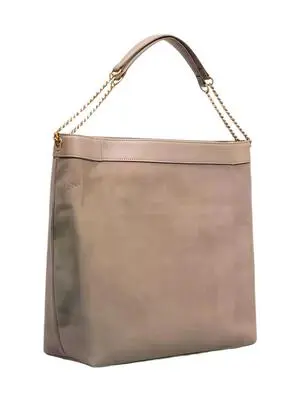 TWINSET Suede-panelled Shoulder Bag