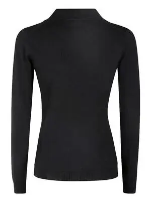 GRAN SASSO Polo-collar Sweater Black