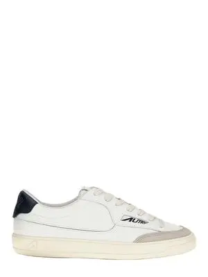 AUTRY Windscape Low Leather Sneakers - White
