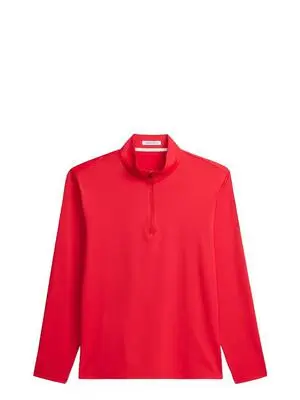 ASHWORTH GOLF D Street 1/4 Zip - Core Red