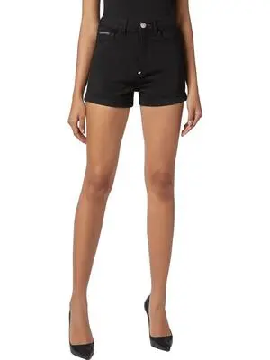 Philipp Plein Denim Hot Pants - Darkside