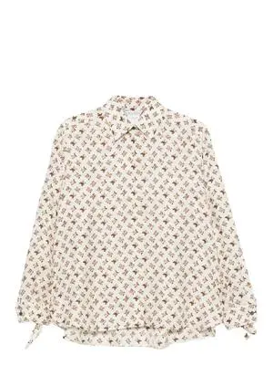 MAX MARA Oversized Printed Silk Shirt