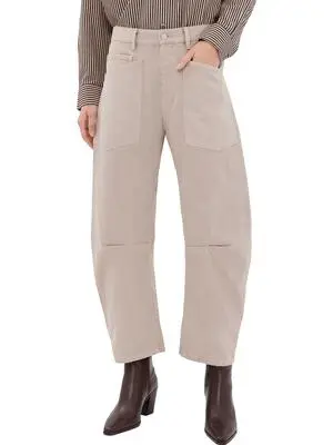 NILI LOTAN Shon Barrel Jeans - Travertine
