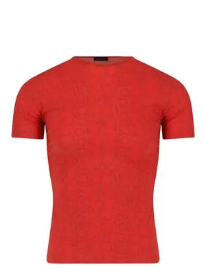 Gucci Animal Print T-shirt - Red