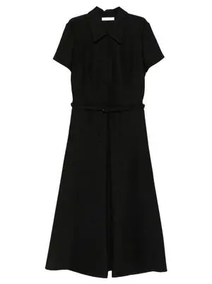 Fendi Bouclé Wool Midi Dress - Multicolor