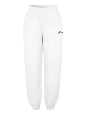 ROTATE BY BIRGER CHRISTENSEN Logo-embroidered Track Pants - Grey