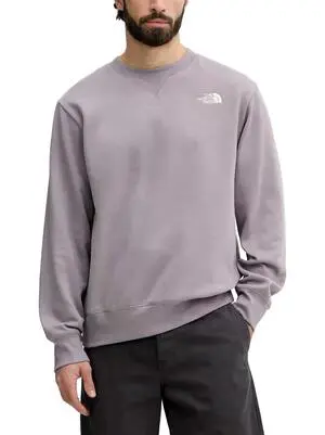 The North Face Essential Logo-embroidered Sweatshirt - Grey