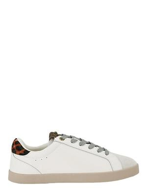 Kurt Geiger Britton Leather Trainers - White/oth