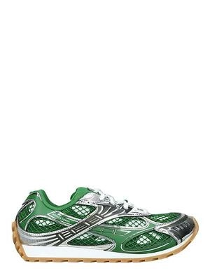 Bottega Veneta Orbit Low-top Woven Trainers - Green Comb