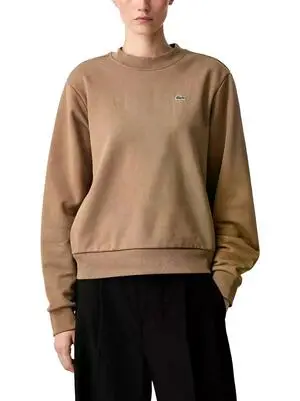LACOSTE Relaxed Fit Fleece Crew Neck Sweatshirt