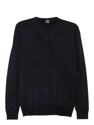 Fedeli V-neck Sweater - Blue