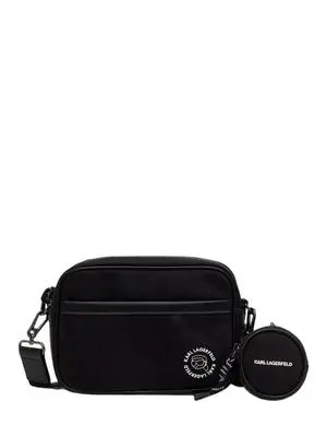 Karl Lagerfeld Ikon Detachable-pouch Belt Bag - Black