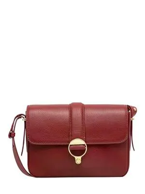 BARBOUR Logo-plaque Leather Shoulder Bag