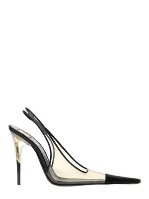 Saint Laurent Mini Heel Pvc Romy Pumps For - Transparent