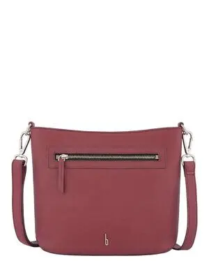BEHNO Elizabeth Leather Crossbody Bag - Cherry