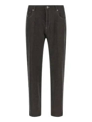 Brunello Cucinelli Flannel Pants - Gray
