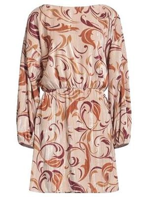 VICOLO Mini Dress Size Polyester - Beige