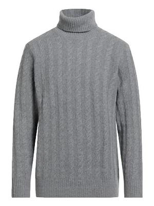 ZANONE Turtleneck Size Alpaca Wool, Virgin Wool - Grey