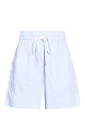 LEE MATHEWS Woman Shorts & Bermuda Shorts Light Blue Size 0 Cotton, Linen