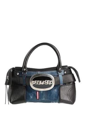 Dsquared2 Handbag Textile Fibers, Leather - Blue
