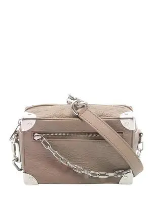 LOUIS VUITTON 2000-2026 Monogram Empreinte Mini Soft Trunk Satchel - Neutrals