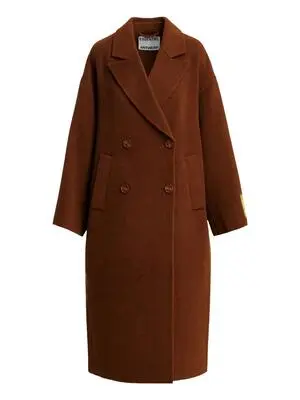ESSENTIEL ANTWERP Logo-patch Single Breasted Coat