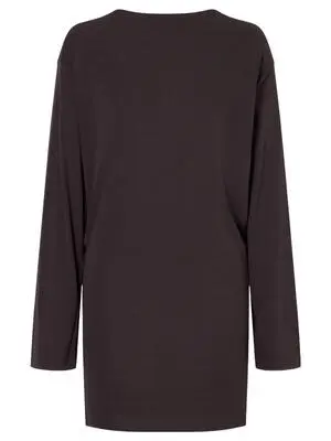 Jacquemus La Mistral Open-back Draped Mini Dress - Brown