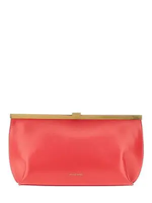 ANINE BING 'anine' Leather Clutch Red