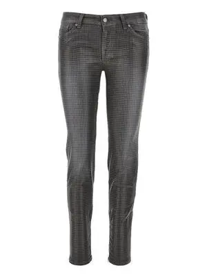 7 FOR ALL MANKIND Coated Denim Y2k Skinny Pants