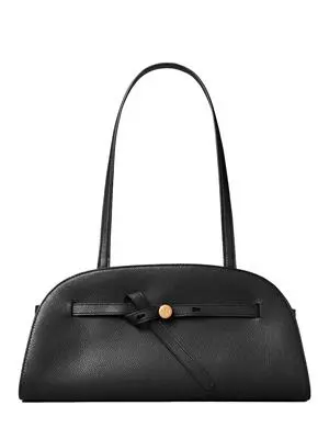Tory Burch Romy East West Leather Bauletto - Black