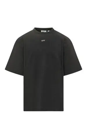 Off-White Negative Arrow Crewneck T-shirt - Black