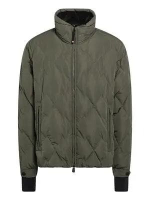 Moncler Moncler Grenoble Khaki Green Quilted Down Jacket Men Green