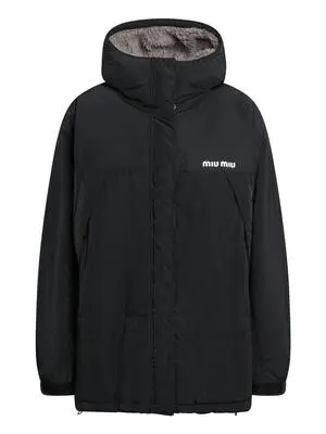 Miu Miu Ponge Down Jacket - Black
