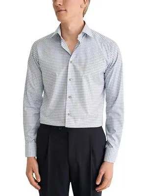 Eton Slim Fit Cotton Tencel Lyocell Shirt - Light Blue