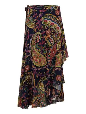 ETRO Etro Long Printed Skirt