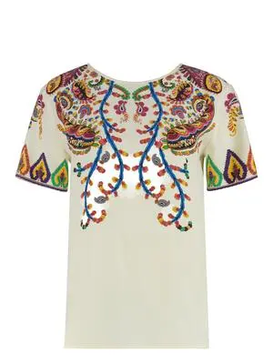 ETRO Etro Floral Printed Silk Blouse