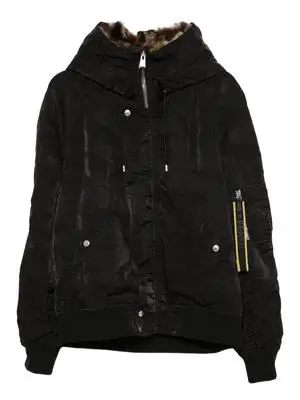 Fendi Nylon Patchwork Blouson - Nero