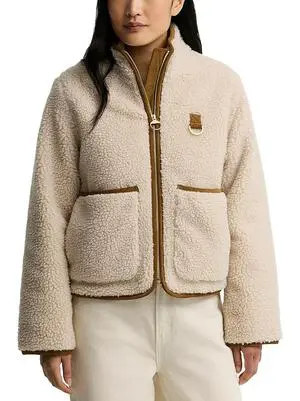 Barbour Elenora Casual Fleece Jacket - Ecru