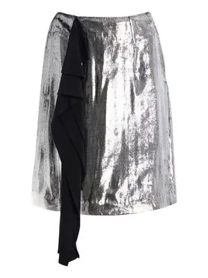 ZANKOV Lonnie Silk-blend Mini Skirt - Silver
