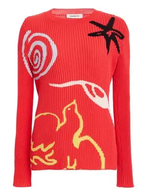 ZANKOV Durga Cotton-blend Cardigan - Multi