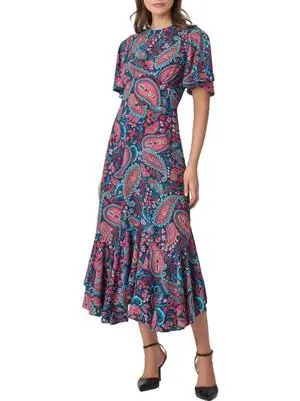 SHOSHANNA Jubilant Paisley Mallie Dress