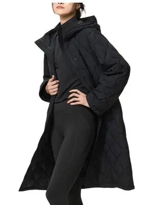 UNIQLO (wmns) Uniqlo Pufftech Relaxed Long Coat 'black'