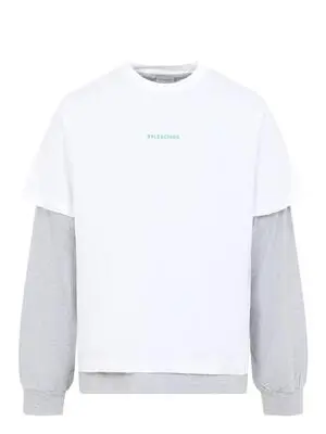 Balenciaga Balenciaga Hybrid Double T-Shirt Men Green