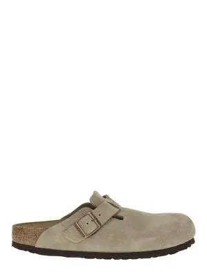 BIRKENSTOCK Boston Mules Beige